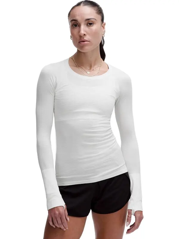 Lululemon Swiftly Tech Long-sleeve Shirt 2.0 - White/white