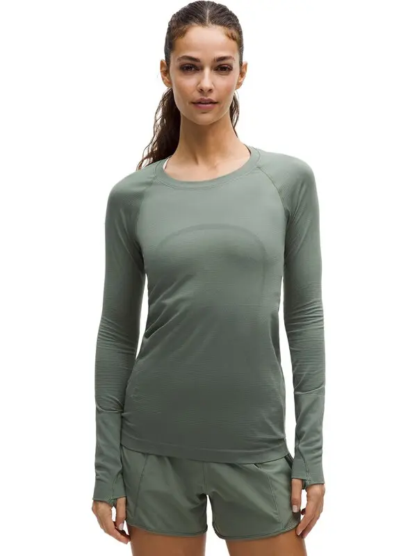 Lululemon Swiftly Tech Long-sleeve Shirt 2.0 - Willow Leaf/willow Leaf