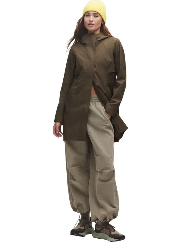 Lululemon Rain Rebel Jacket - Olive Brown