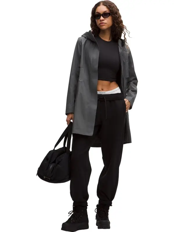 Lululemon Rain Rebel Jacket - Onyx Grey