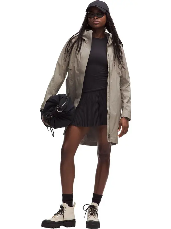 Lululemon Rain Rebel Jacket - Warm Ash Grey