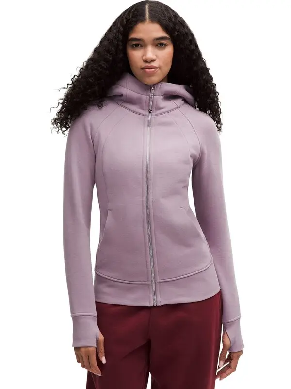 Lululemon Scuba Full-zip Hoodie - Lotus Lavender/mirror Silver