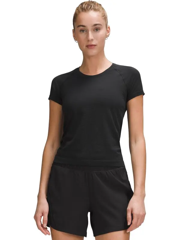 Lululemon Swiftly Tech Short-sleeve Shirt 2.0 - Black/black