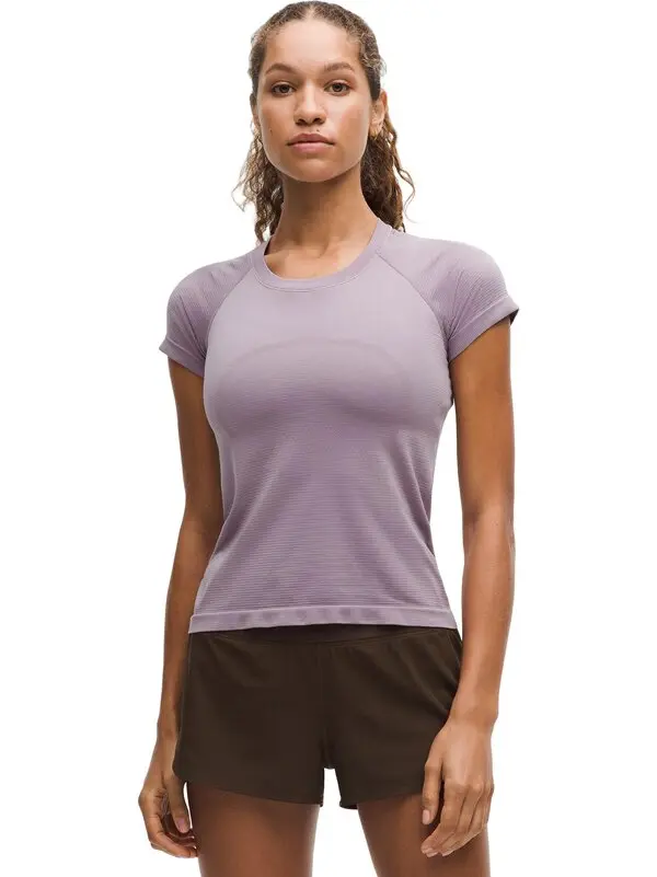 Lululemon Swiftly Tech Short-sleeve Shirt 2.0 - Lotus Lavender/lotus Lavender