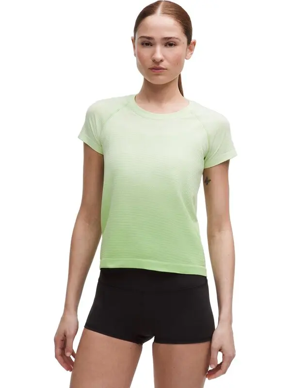 Lululemon Swiftly Tech Short-sleeve Shirt 2.0 - Ombre Dye Matcha Multi