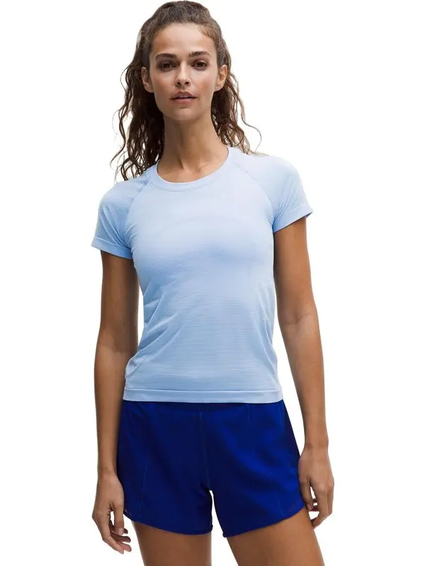 Lululemon Swiftly Tech Short-sleeve Shirt 2.0 - Sinatra Blue/sinatra Blue