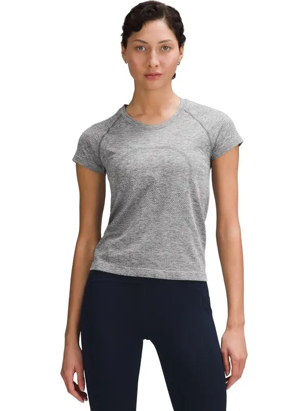 Lululemon Swiftly Tech Short-sleeve Shirt 2.0 - Slate/white