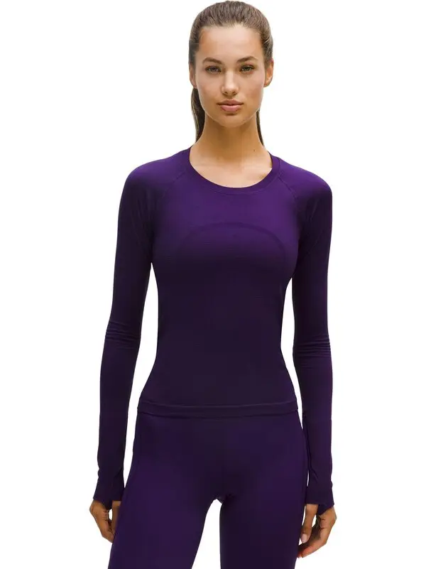 Lululemon Swiftly Tech Long-sleeve Shirt 2.0 - Dark Court Purple