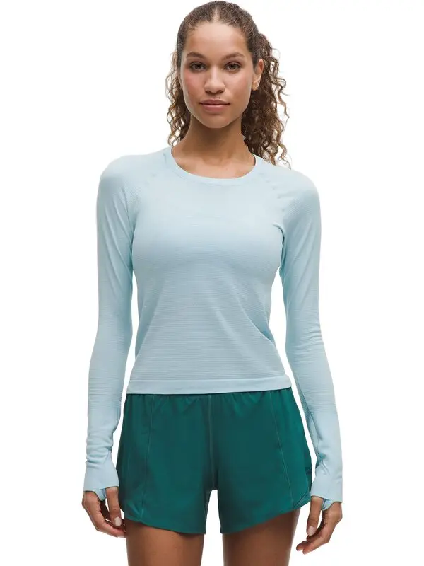 Lululemon Swiftly Tech Long-sleeve Shirt 2.0 - Foam Cloud/foam Cloud