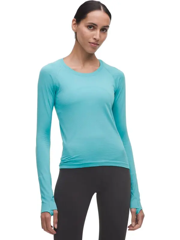 Lululemon Swiftly Tech Long-sleeve Shirt 2.0 - Fountain/fountain