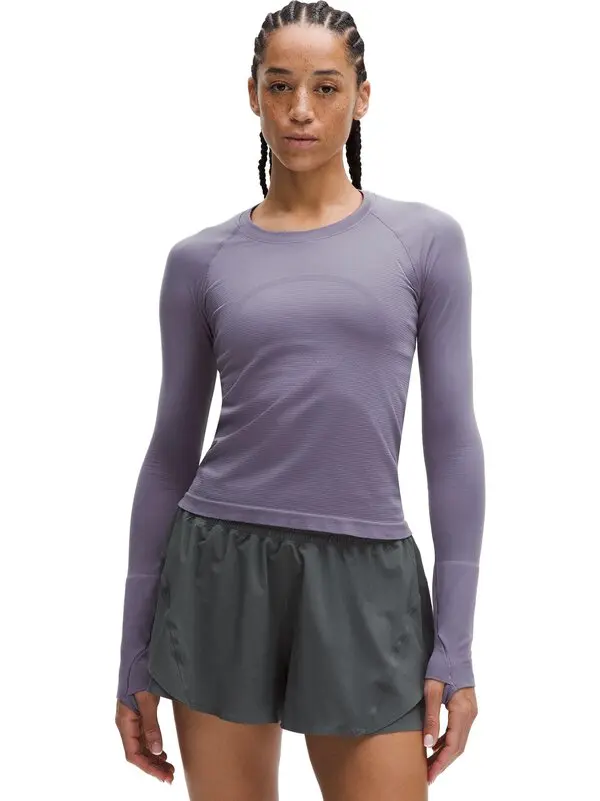 Lululemon Swiftly Tech Long-sleeve Shirt 2.0 - Grape Mist/grape Mist