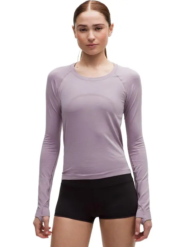 Lululemon Swiftly Tech Long-sleeve Shirt 2.0 - Lotus Lavender/lotus Lavender