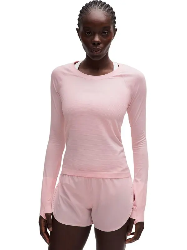 Lululemon Swiftly Tech Long-sleeve Shirt 2.0 - Pink Pearl/pink Pearl
