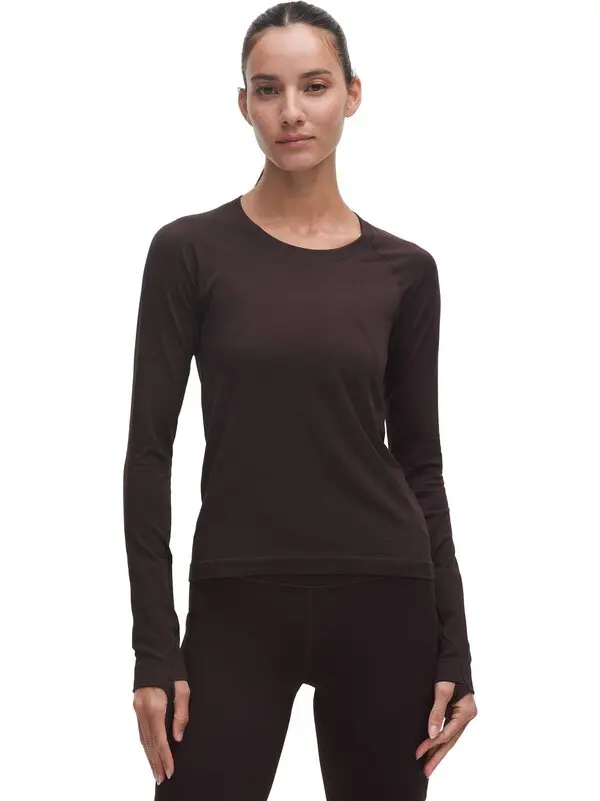 Lululemon Swiftly Tech Long-sleeve Shirt 2.0 - Sequoia/sequoia