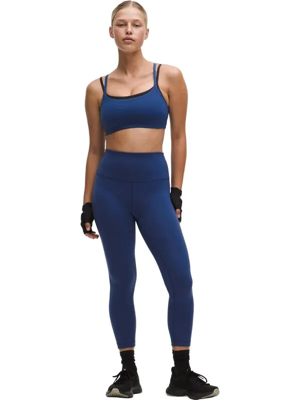 Lululemon Wunder Train High-rise Crop 23 - Clubhouse Blue