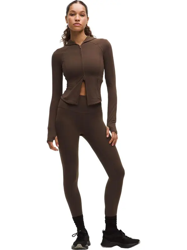Lululemon Wunder Train High-rise Crop 23 - Walnut Crunch
