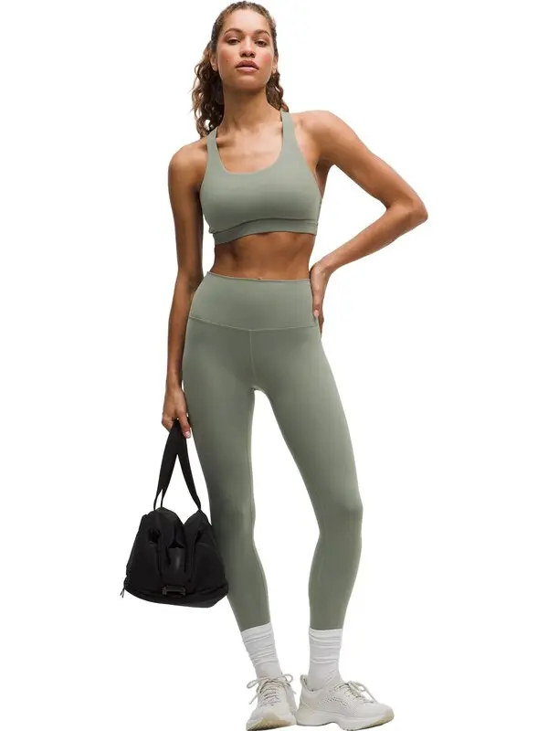Lululemon Wunder Train High-rise Crop 23 - Willow Leaf