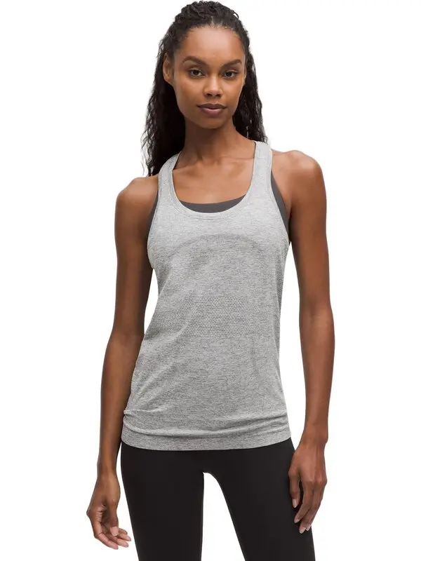 Lululemon Swiftly Tech Racerback Tank Top 2.0 - Slate/white