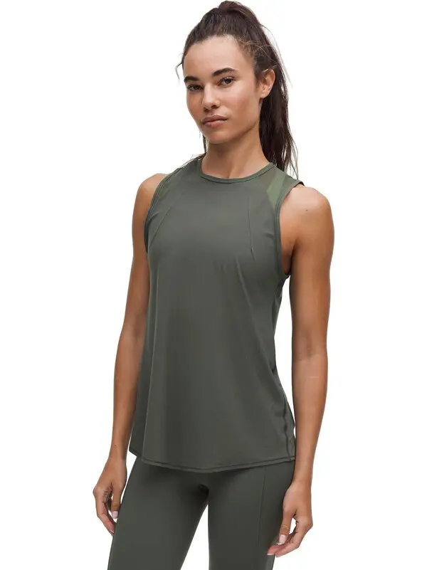 Lululemon Sculpt Tank Top - Palm Deco