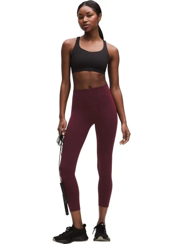 Lululemon Wunder Train High-rise Tight 25 - Burgundy Bay
