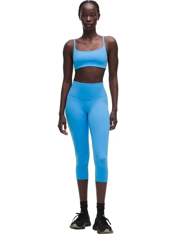 Lululemon Wunder Train High-rise Crop 21 Leggings - Ocean Wave