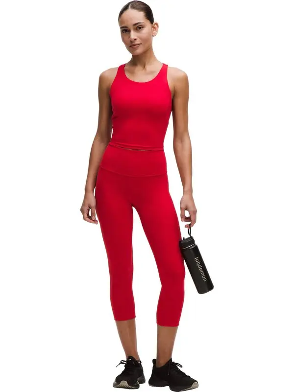 Lululemon Wunder Train High-rise Crop 21 - Oxford Red