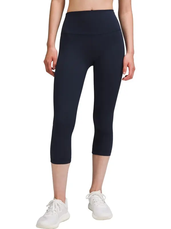 Lululemon Wunder Train High-rise Crop 21 - True Navy