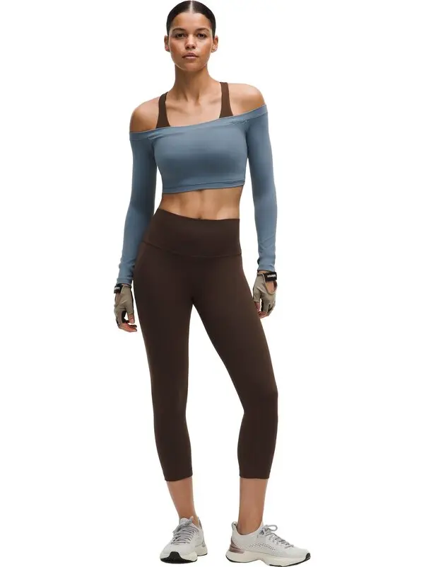 Lululemon Wunder Train High-rise Crop 21 - Walnut Crunch