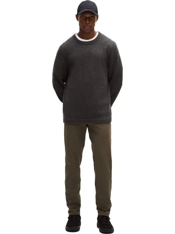 Lululemon Slim-fit 5-pocket Pants With Abc Technology - Olive Brown