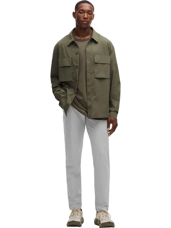 Lululemon Slim-fit 5-pocket Pants With Abc Technology - Silver Drop