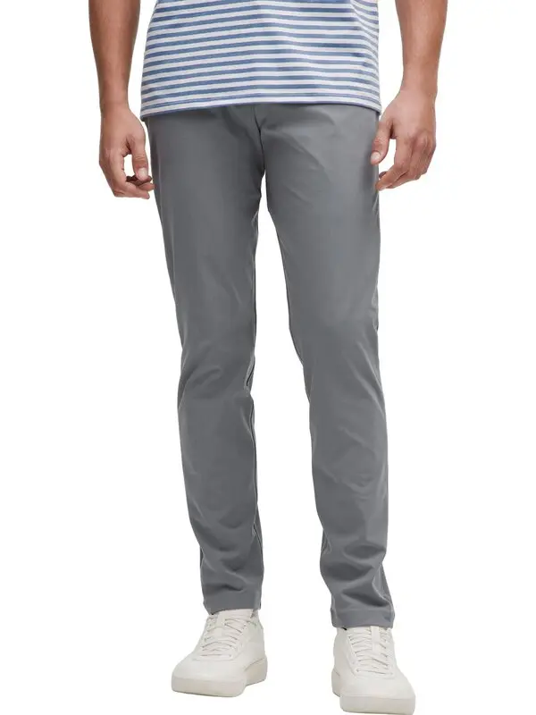 Lululemon Slim-fit 5-pocket Pants With Abc Technology - Solar Grey