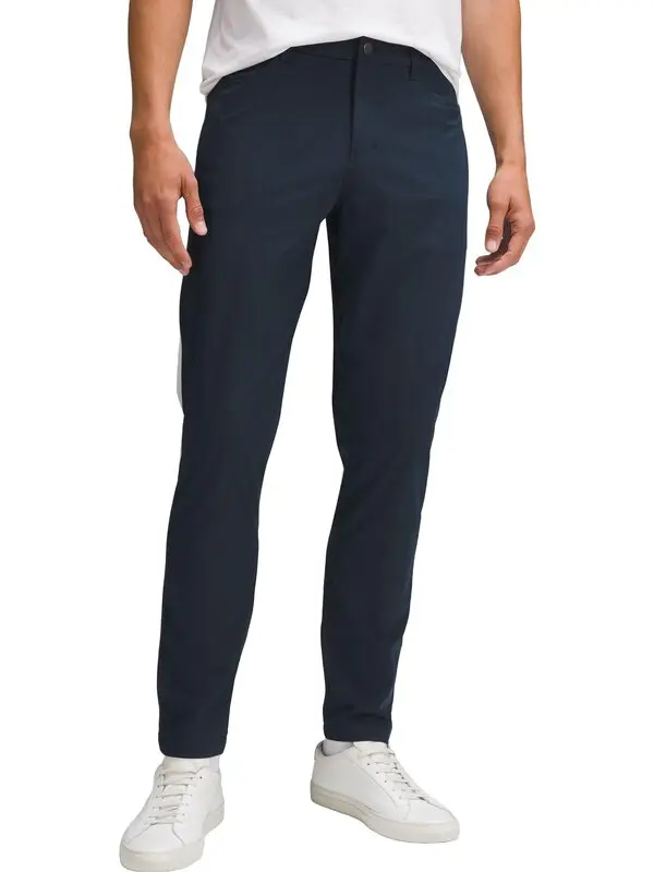 Lululemon Abc Slim-fit 5 Pocket Pant 34l - True Navy