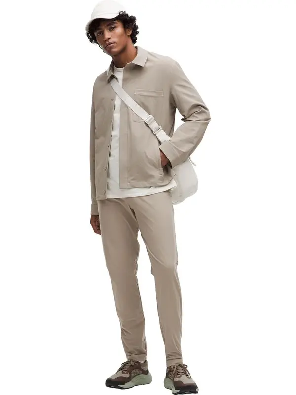Lululemon Slim-fit 5-pocket Pants With Abc Technology - Warm Ash Grey
