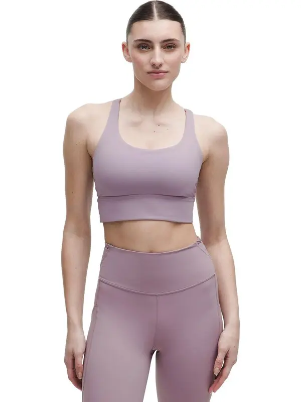 Lululemon Energy Longline Bra - Lotus Lavender