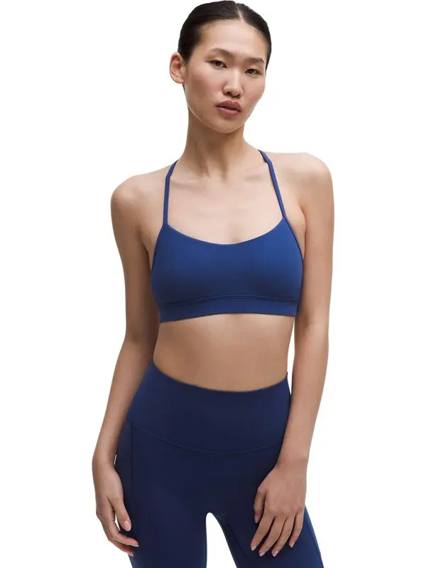 Lululemon Flow Y Bra Nulu - Clubhouse Blue