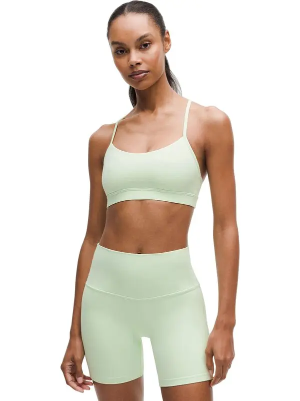 Lululemon Flow Y Bra Nulu - Matcha Magic