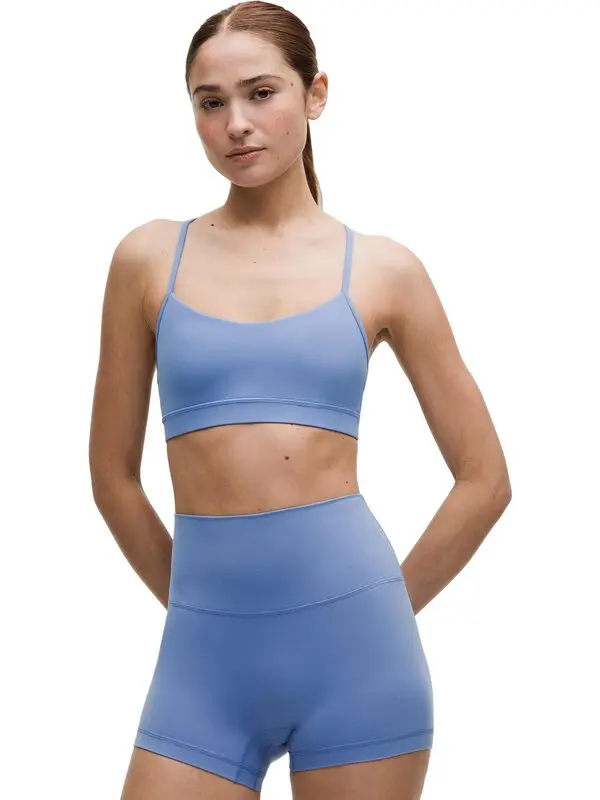 Lululemon Flow Y Bra Nulu - Prep Blue