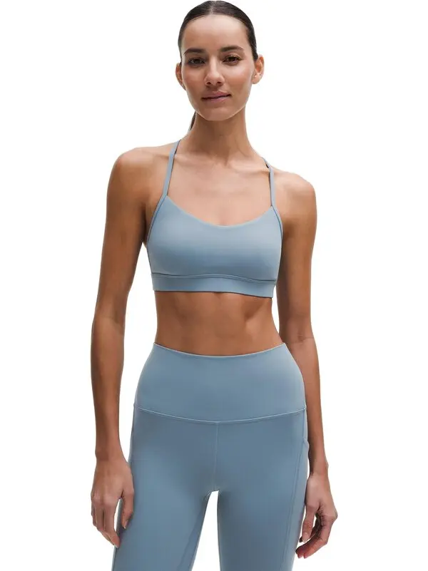 Lululemon Flow Y Bra Nulu - Steel Blue