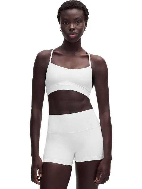 Lululemon Flow Y Bra Nulu - White