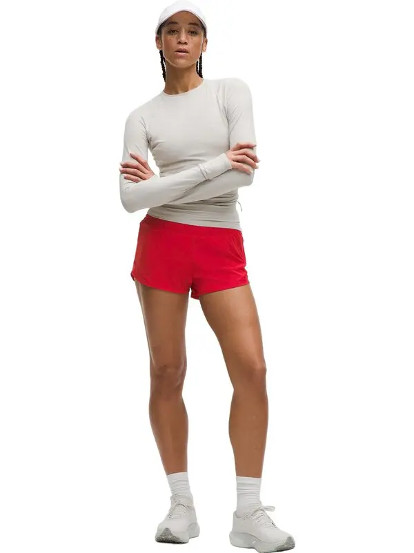 Lululemon Hotty Hot High-rise Lined Short 2.5 - Oxford Red