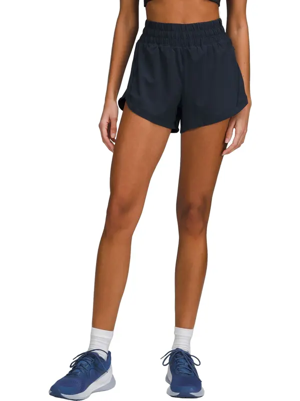 Lululemon Track That High-rise Lined Short 3 - True Navy