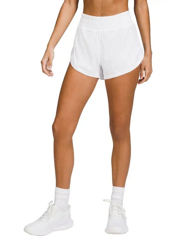 Lululemon Track That High-rise Lined Short 3 - White