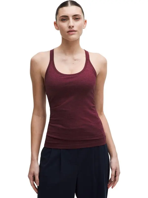 Lululemon Ebb To Street Tank Top - Burgundy Bay