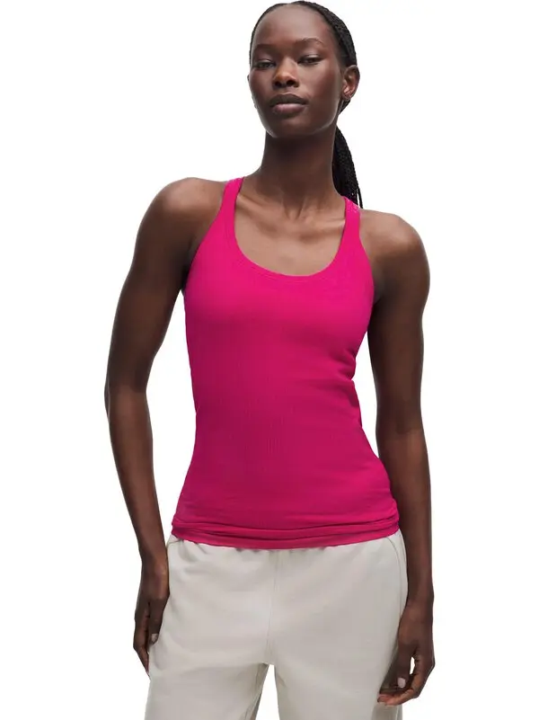 Lululemon Ebb To Street Tank Top - Calypso Pink