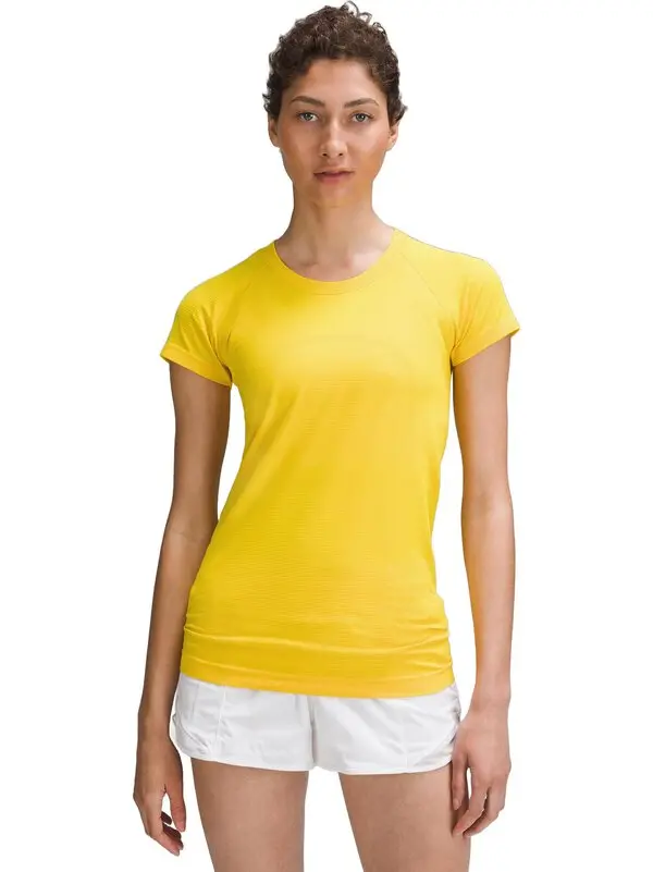 Lululemon Swiftly Tech Short-sleeve Shirt 2.0 - Maize Yellow/maize Yellow