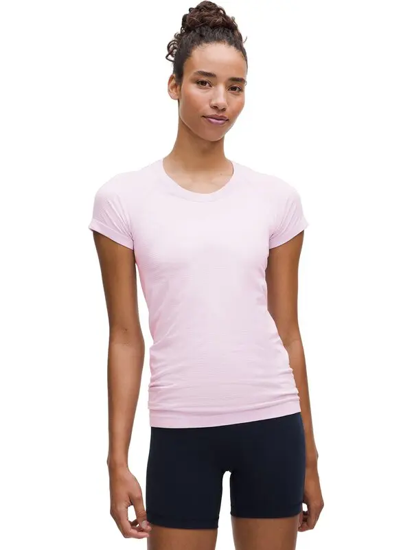 Lululemon Swiftly Tech Short-sleeve Shirt 2.0 - Pink Organza