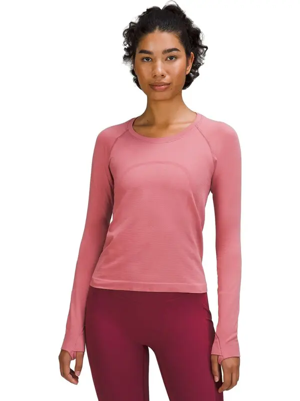 Lululemon Swiftly Tech Long-sleeve Shirt 2.0 - Brier Rose/brier Rose