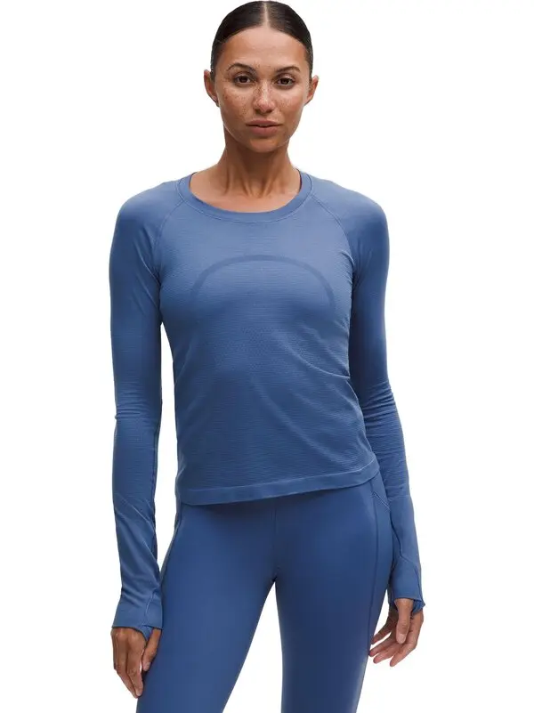 Lululemon Swiftly Tech Long-sleeve Shirt 2.0 - Brilliant Blue/brilliant Blue