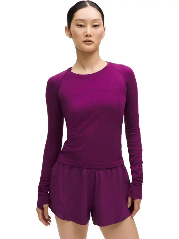 Lululemon Swiftly Tech Long-sleeve Shirt 2.0 - Chilled Grape/chilled Grape