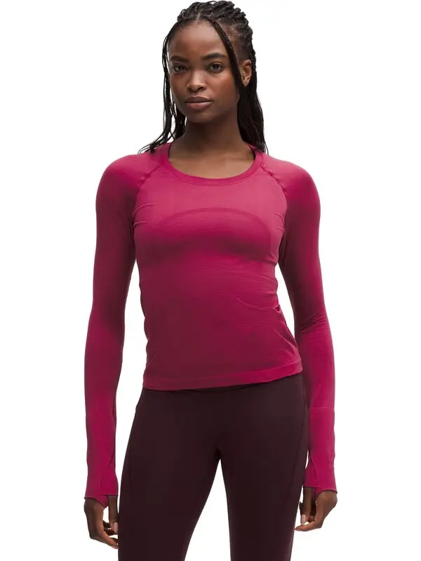 Lululemon Swiftly Tech Long-sleeve Shirt 2.0 - Magenta Smoke/magenta Smoke